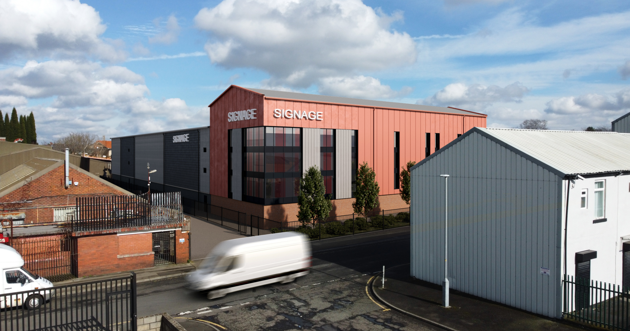 Sustainable Self Storage Success in Denton | AEW Architects